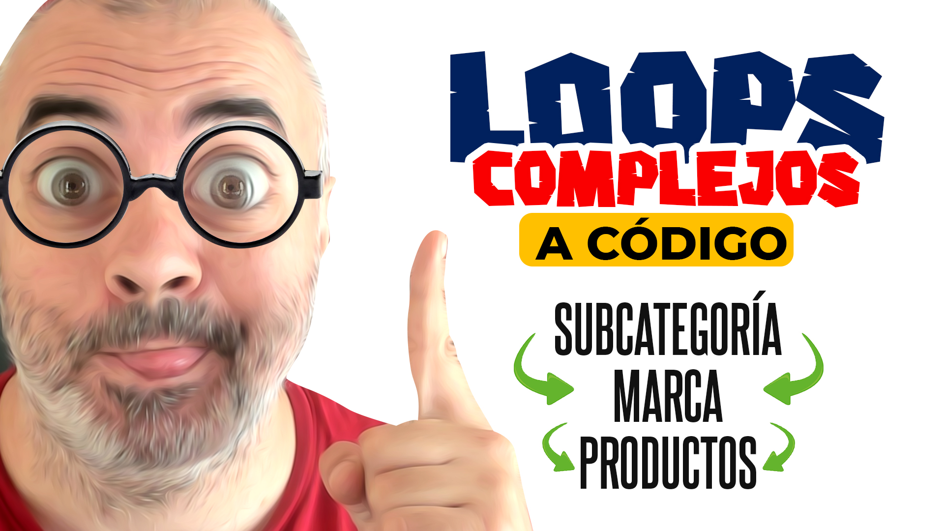 LOOPS COMPLEJOS con Código | Ejemplo con: Subcategorías, marcas y ...